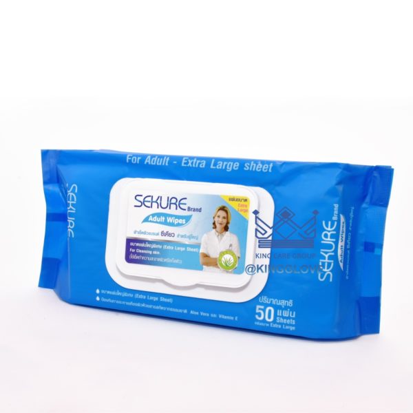 Sekure ผ้าเช็ดผิว (ทิชชู่เปียก) - KingCareGroup - ถุงมือยาง ผ้าปิดจมูก ...